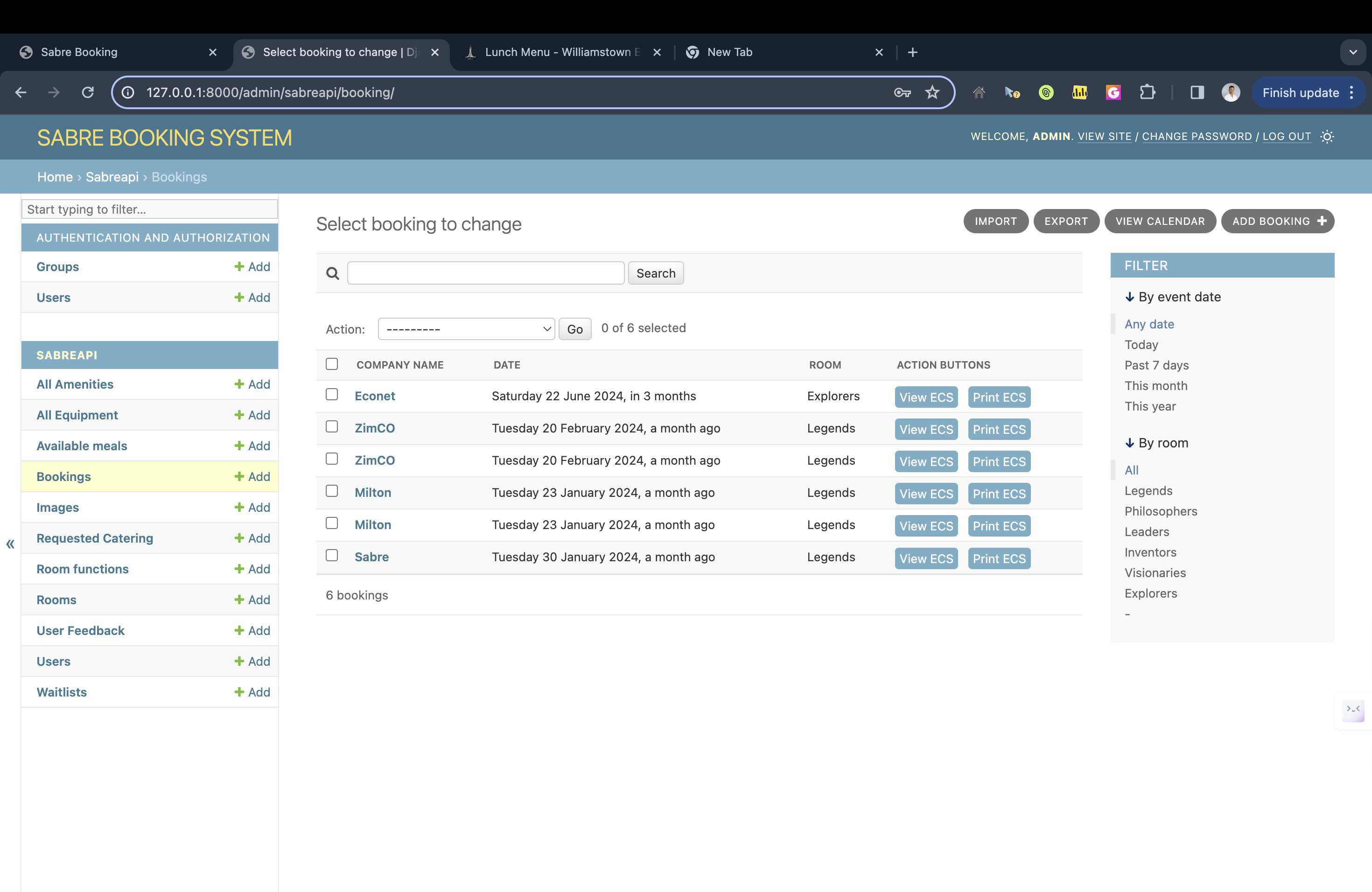 Online Room Reservation System